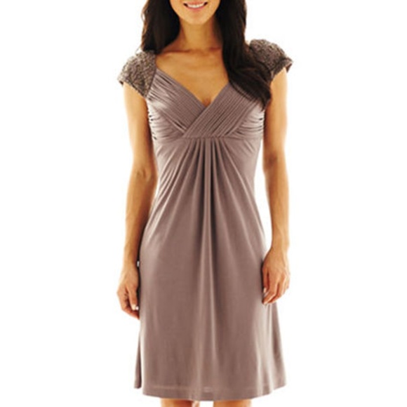 signature label | Dresses | Signature Label Embellished Pleat Dress ...